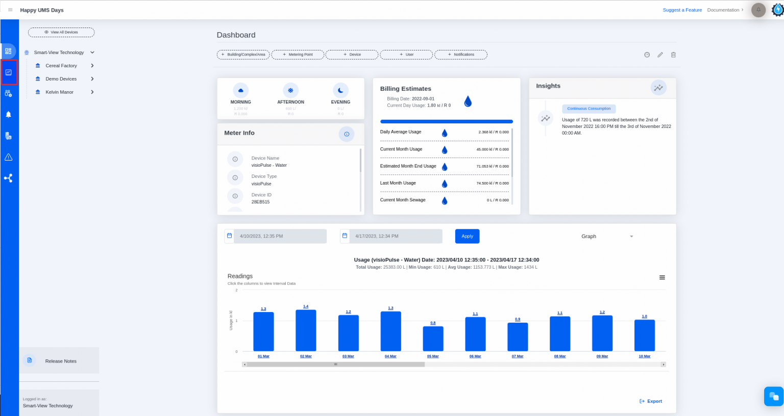 How to sync the Billing Report - Smart-View Technology